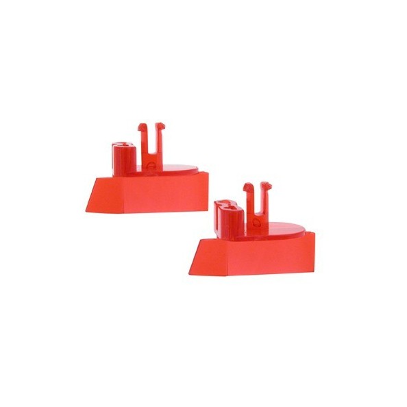 Scaleauto SC-1605 Guía con clip y pala de 7mm de profundidad, vástago corto