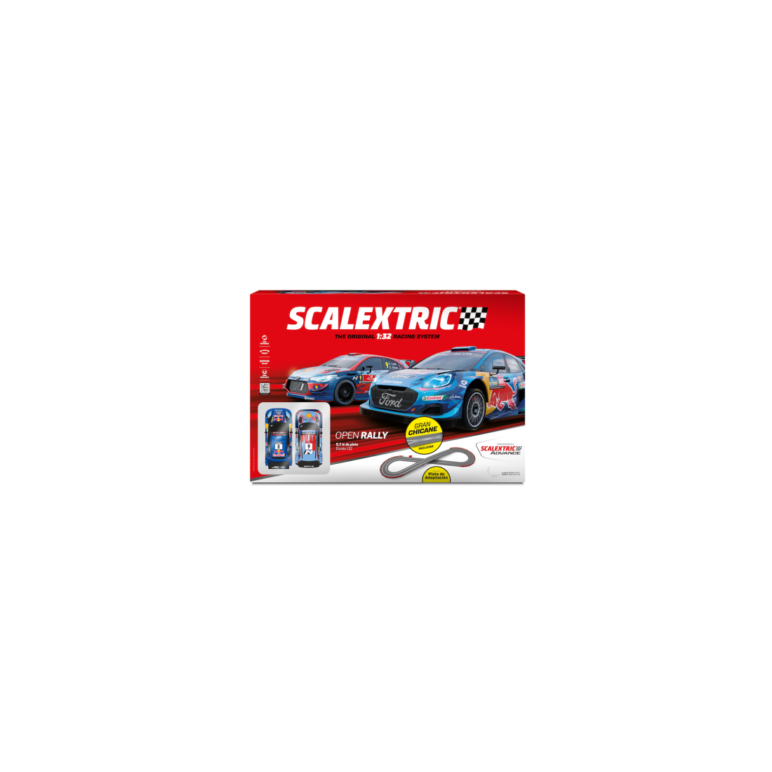 Circuito Scalextric Open Rally Set